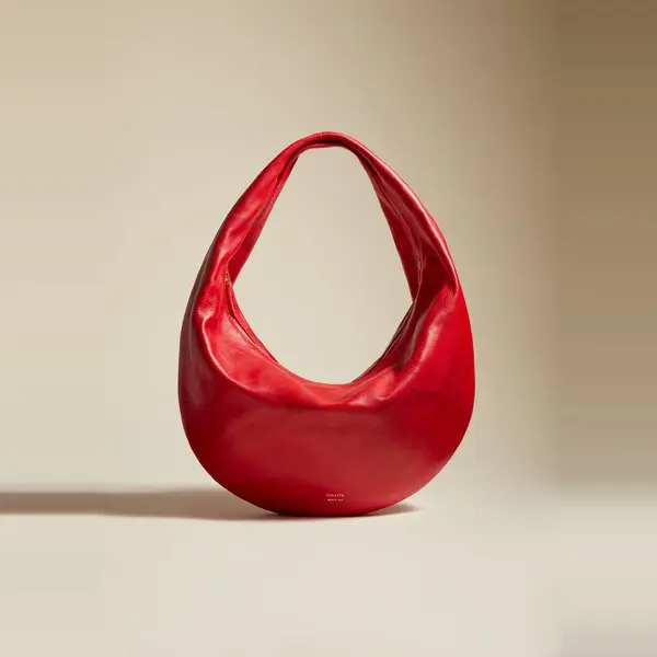 Khaite The Medium Olivia Hobo - Scarlet