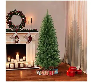 PULEO INTERNATIONAL Puleo 6' Carson Pine Artificial Christmas Tree / Stand