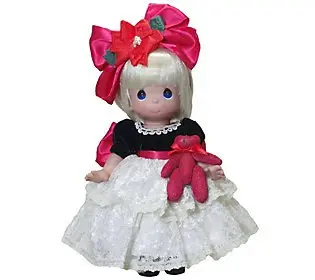 THE DOLL MAKER Doll Maker 12in Wishing You A Beary Christmas D Oll - One-color