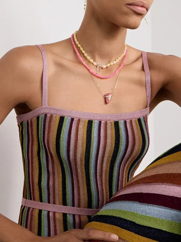 Jia Jia Opal Beaded Necklace