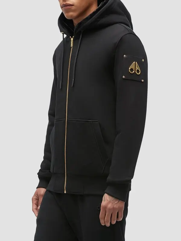 Moose Knuckles Gold Capsule Linden Bunny Hoodie - Black