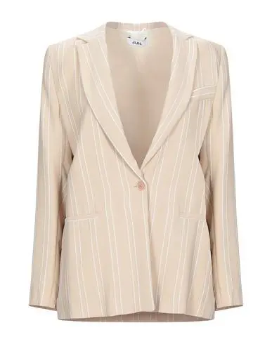 JIJIL Striped Blazer - Beige