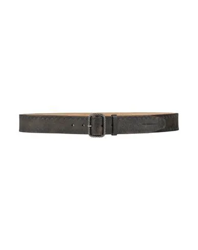 Dsquared2 Leather Belt With Logo - Black