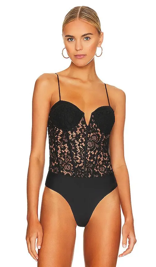 Cami Nyc Anne Corded Lace Bodysuit