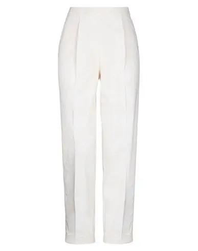 MANILA GRACE Straight-leg Pants - Ivory