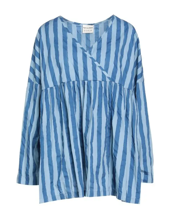 ALESSIA SANTI Striped Woven Top