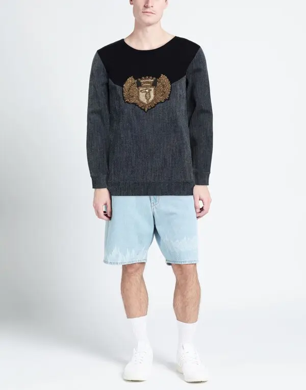TRUSSARDI Sweatshirt In Virgin Wool Blend With Logo