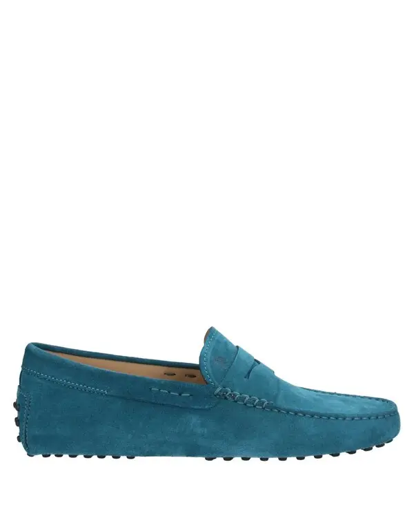 TOD'S Loafers In Leather - Deep Jade