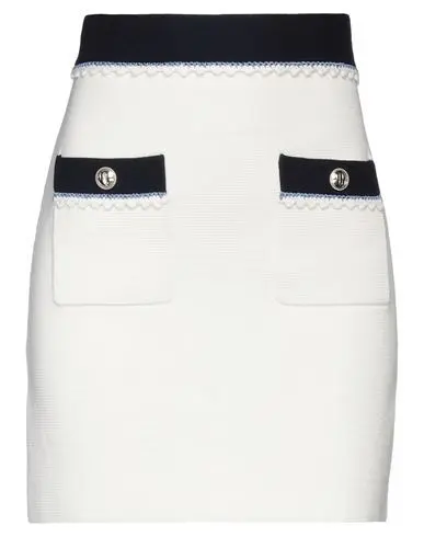Maje Cotton Blend Mini Skirt