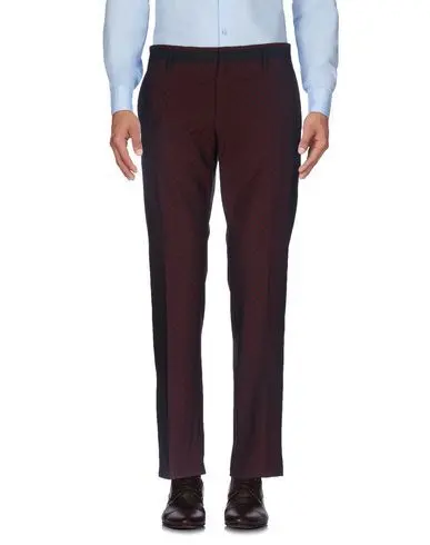 Dolce & Gabbana Chocolate Virgin Wool Blend Polka Dot Tailored Trousers - Chocolate Brown