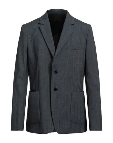 TRUSSARDI Blazer Size Virgin Wool, Cotton, Elastane - Dark Blue