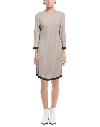 daniela mini dress beige Miss Circle Women Aubrey Egg White Satin Bubble Hem Mini Dress