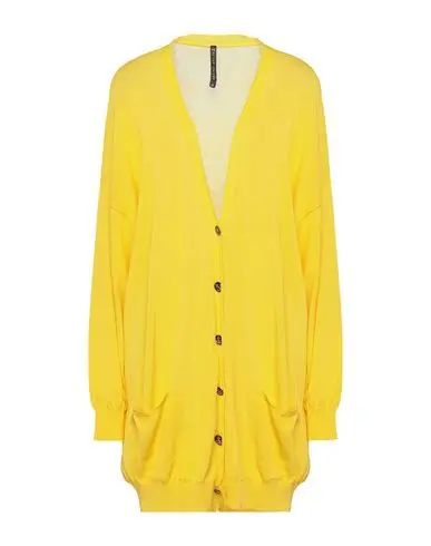 MANILA GRACE Knitted Cardigan - Yellow