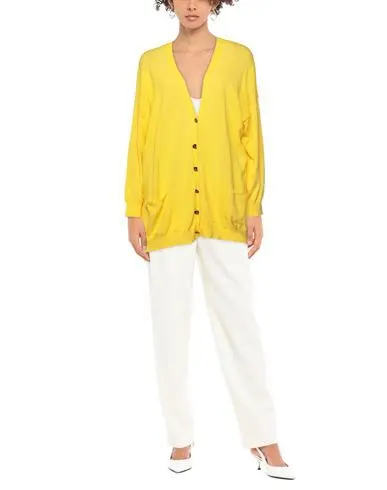 MANILA GRACE Knitted Cardigan - Yellow