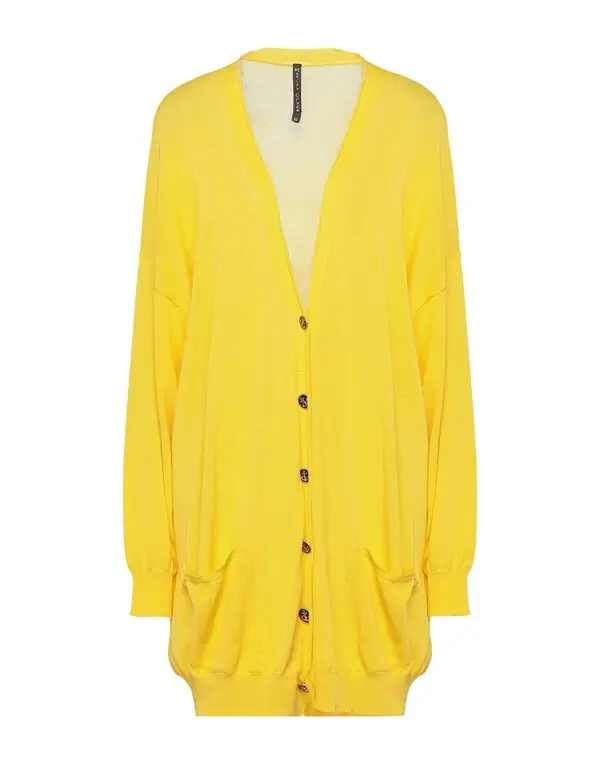 MANILA GRACE Knitted Cardigan - Yellow