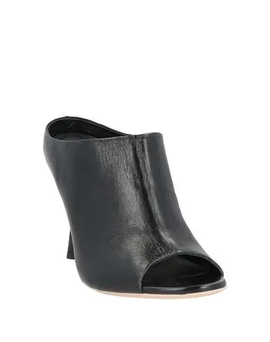 Agl Leather Spool Heel Sandals