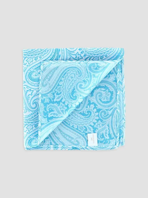 Trafalgar Sobee Collection Pocket Square - Blue