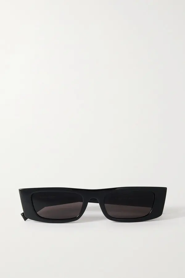 Saint Laurent Rectangular Sunglasses - Black