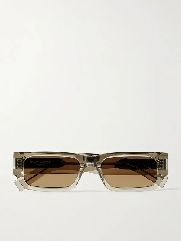 Saint Laurent Rectangular Sunglasses - Neutrals
