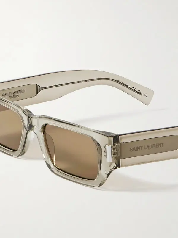 Saint Laurent Rectangular Sunglasses - Neutrals