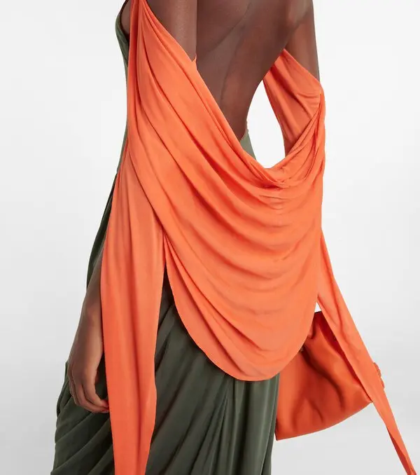 Loewe Draped Halterneck Midi Dress