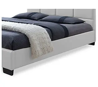 BAXTON STUDIO Vivaldi Modern And Contemporary Padded Platform Base Bed Frame