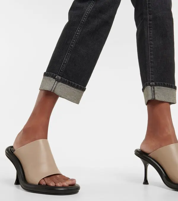 3x1 Claudia Extreme High-rise Straight Jeans - Black