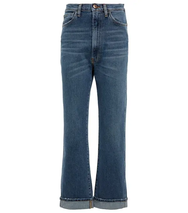 3x1 Claudia High-rise Straight Jeans - Blue