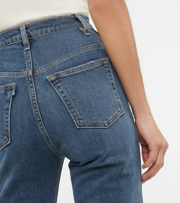 3x1 Claudia High-rise Straight Jeans - Black
