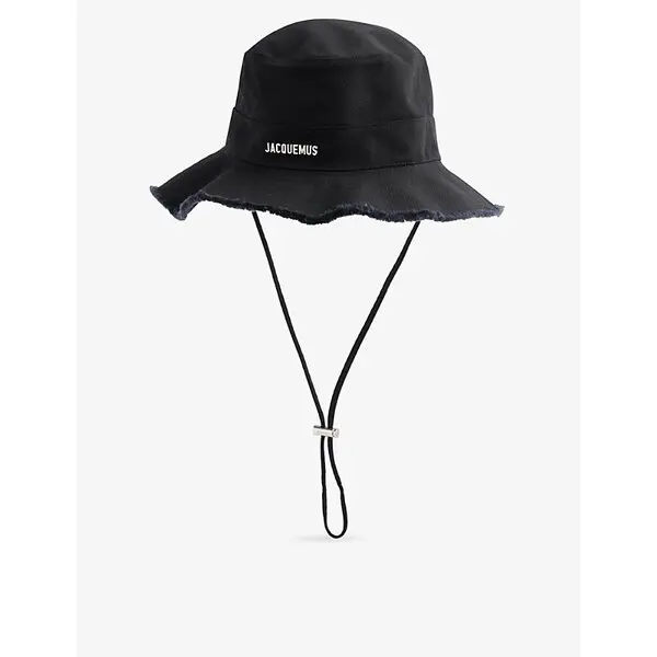 Jacquemus Le Bob Artichaut Sun Hat - Black