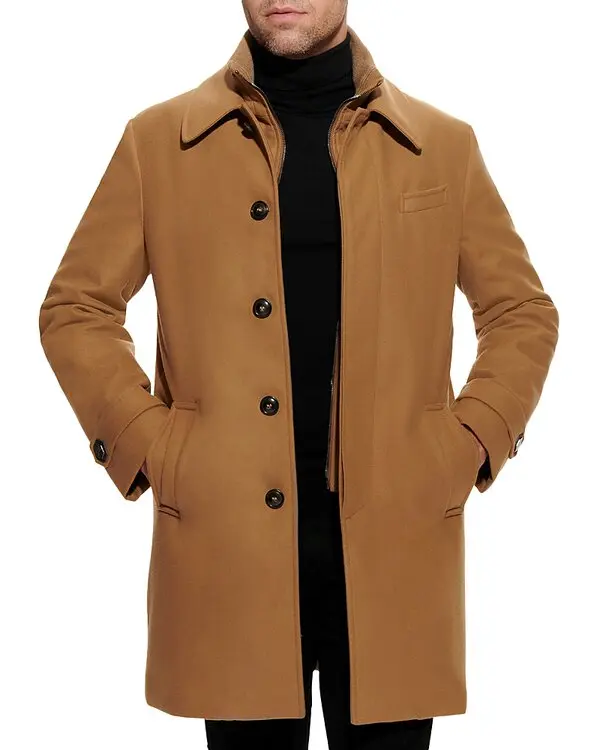NORWEGIAN WOOL Weatherproof Euro Coat - Camel