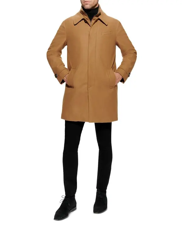 NORWEGIAN WOOL Weatherproof Euro Coat - Camel