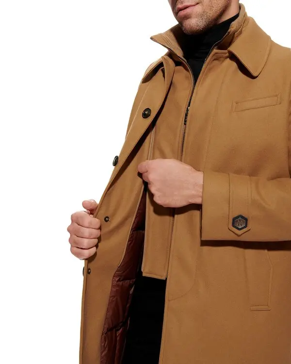 NORWEGIAN WOOL Weatherproof Euro Coat - Camel