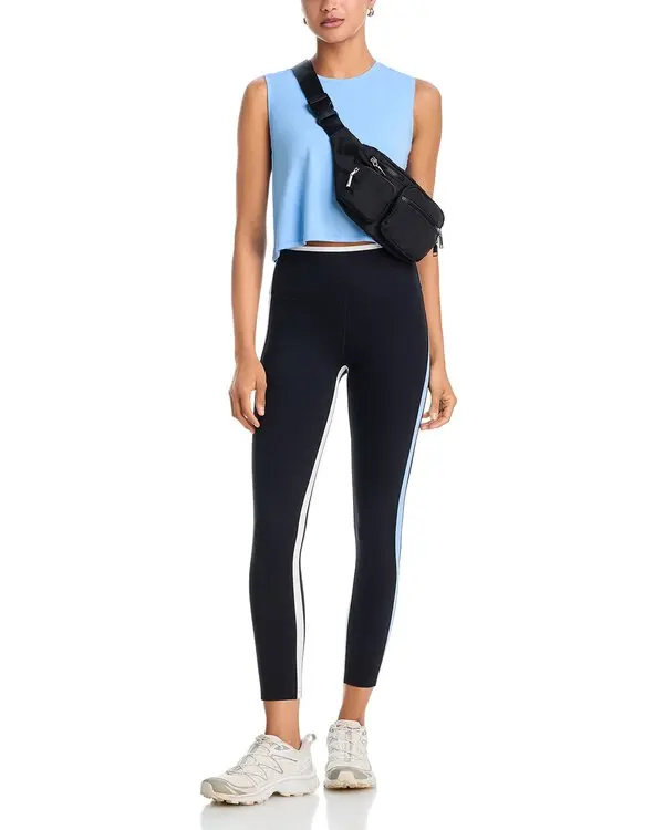 Splits59 Sienna Cropped Tank Top - Skylight