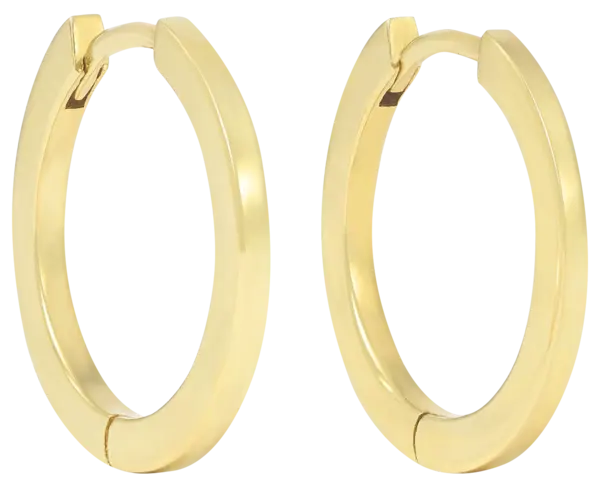 JENNIFER MEYER Large 18-karat Hoop Earrings - Gold