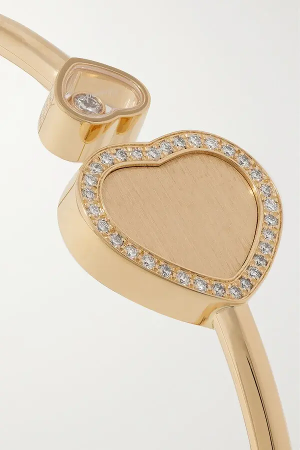 Chopard Happy Hearts 18-karat Diamond Cuff