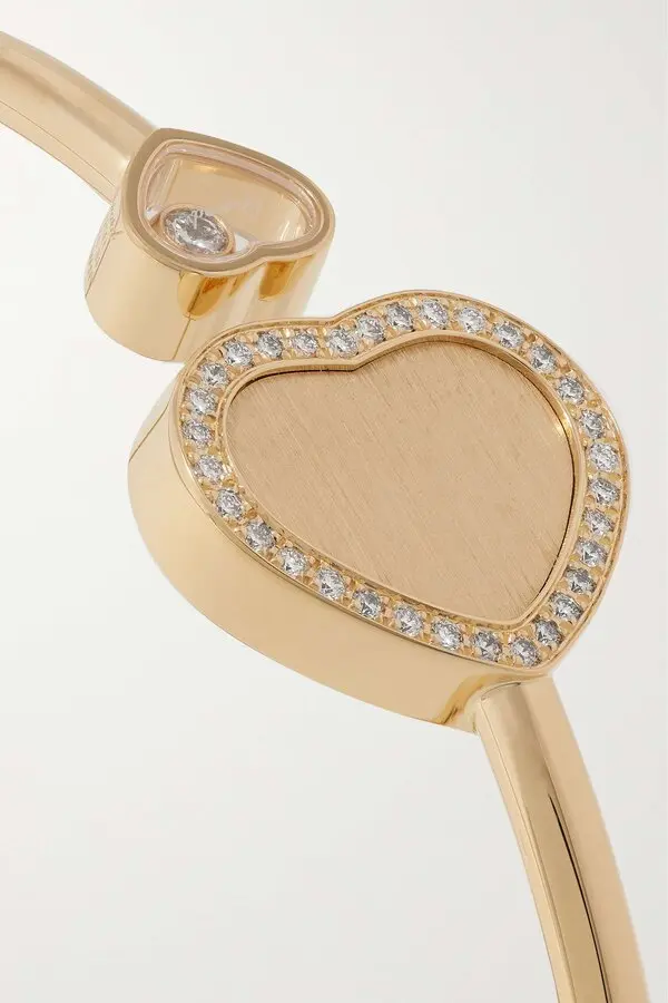 Chopard Happy Hearts 18-karat Diamond Cuff