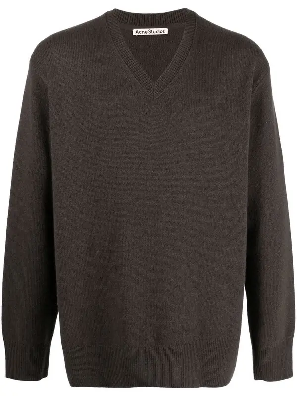 Acne Studios V-neck Knitted Jumper