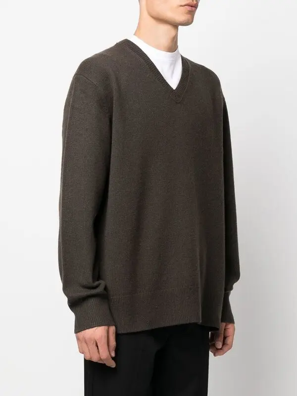 Acne Studios V-neck Knitted Jumper