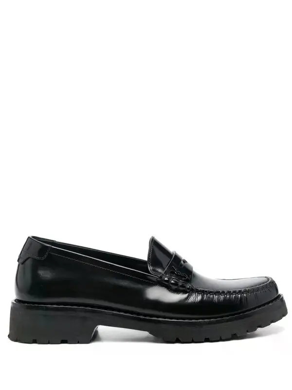 Saint Laurent Le Loafer Shoes - Black