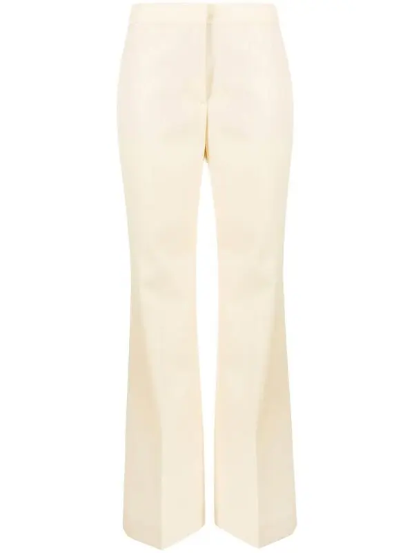 Moschino High-waisted Straight-leg Trousers - Neutrals