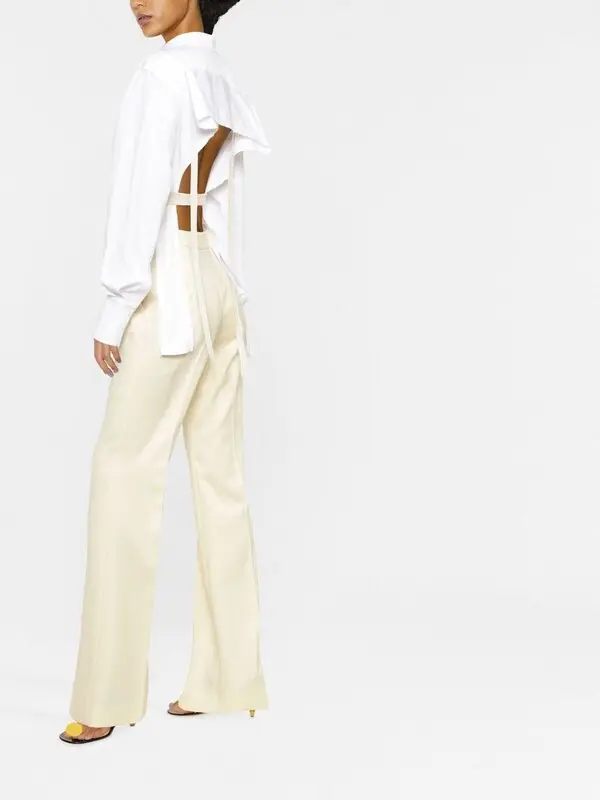 Moschino High-waisted Straight-leg Trousers
