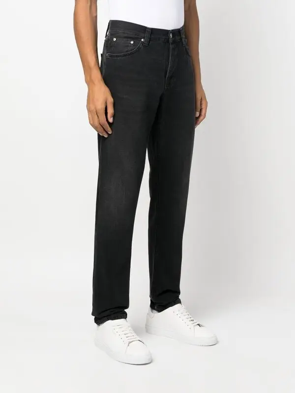 Nudie Jeans Mid-rise Straight-leg Jeans