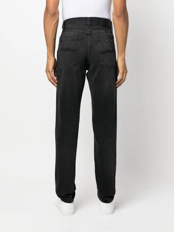 Nudie Jeans Mid-rise Straight-leg Jeans