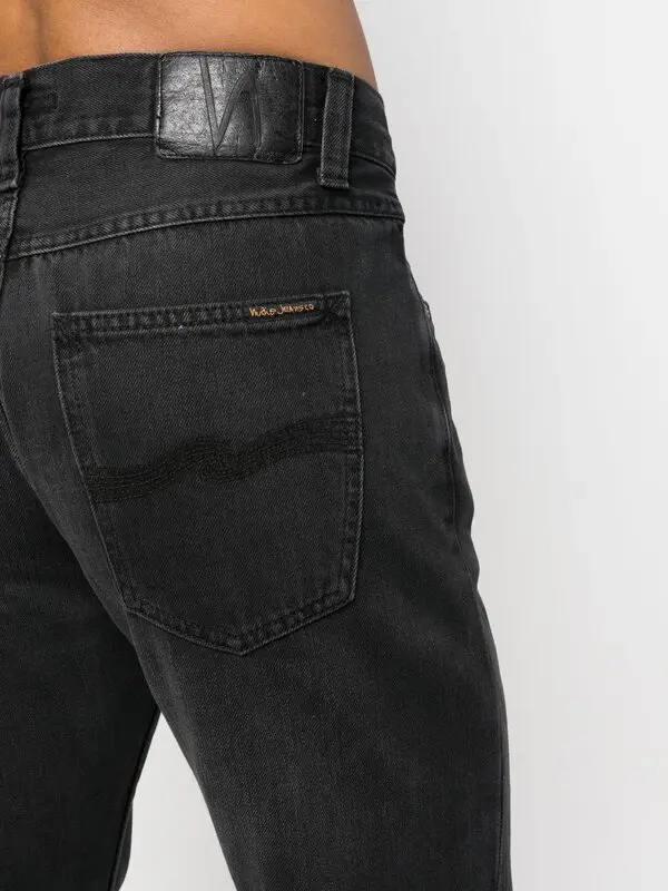 Nudie Jeans Mid-rise Straight-leg Jeans