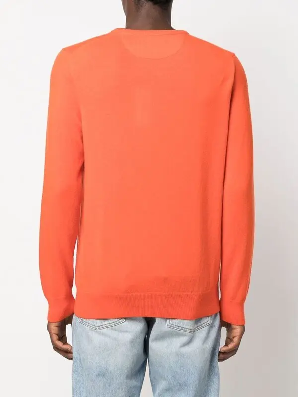 Polo Ralph Lauren Crew Neck Wool Jumper - Orange