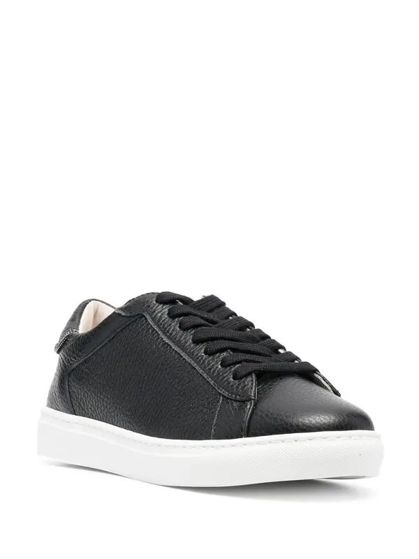 Fabiana Filippi Pebbled-texture Lace-up Sneakers