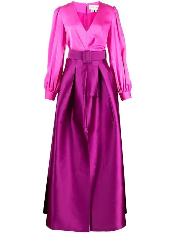 Sachin & Babi Zoe Belted Gown - Pink