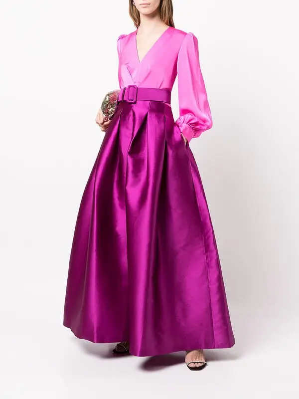 Sachin & Babi Zoe Belted Gown - Pink