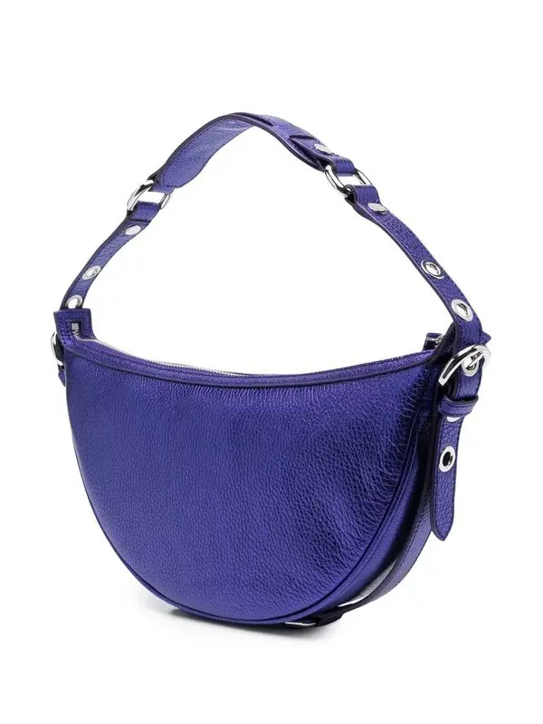 By Far Pebbled Leather Shoulder Bag